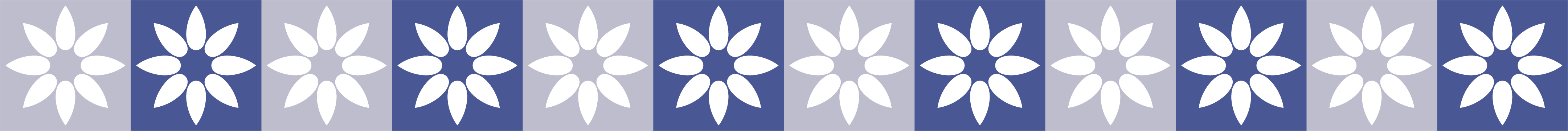 Tiled two tone Wall Border - Decals Decor N More